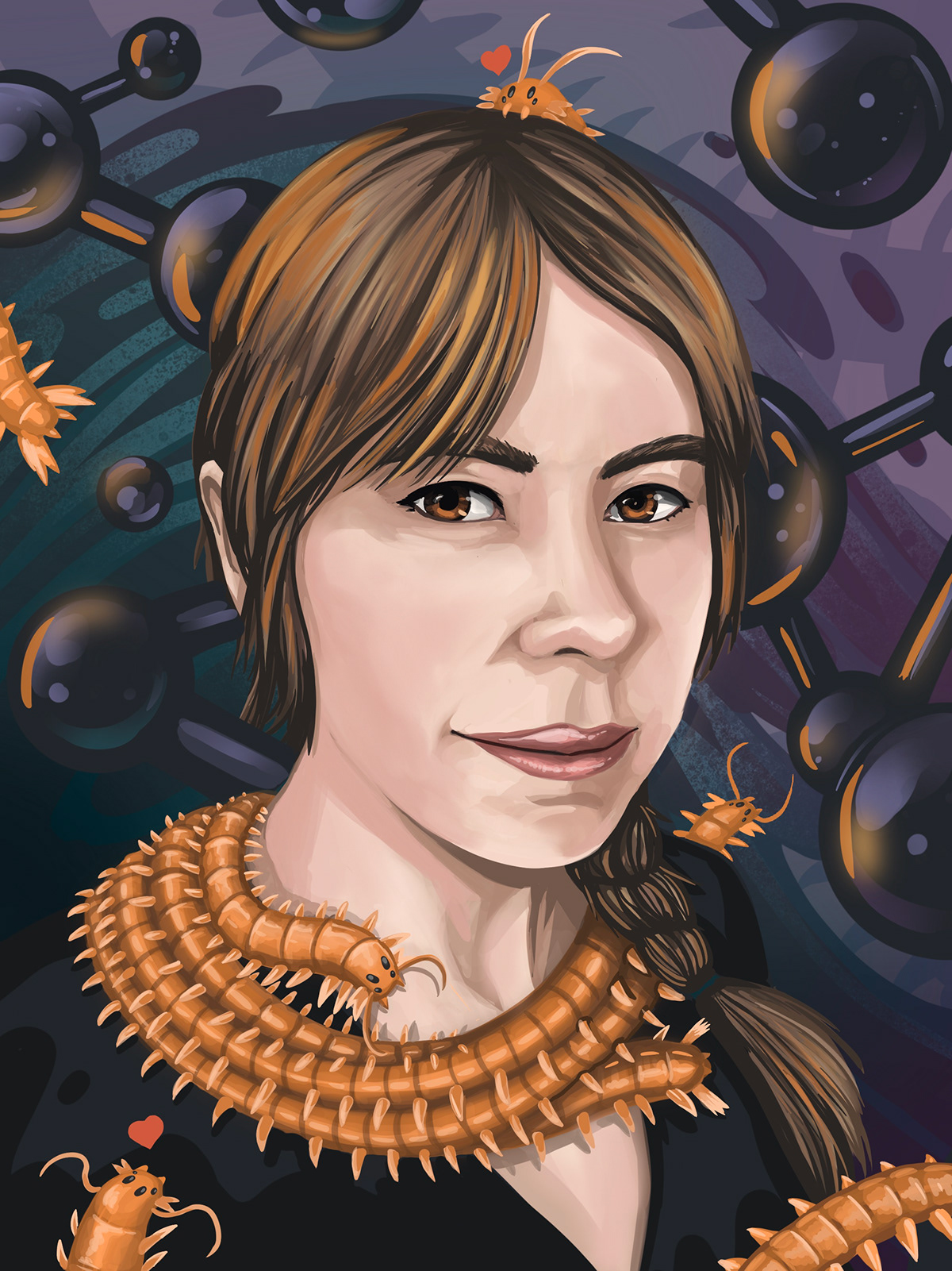 Kelly Stanford - Science Communicator and Artist - Scientist portraits