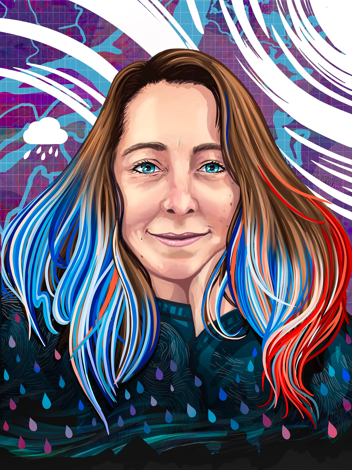 Kelly Stanford - Science Communicator and Artist - Scientist portraits
