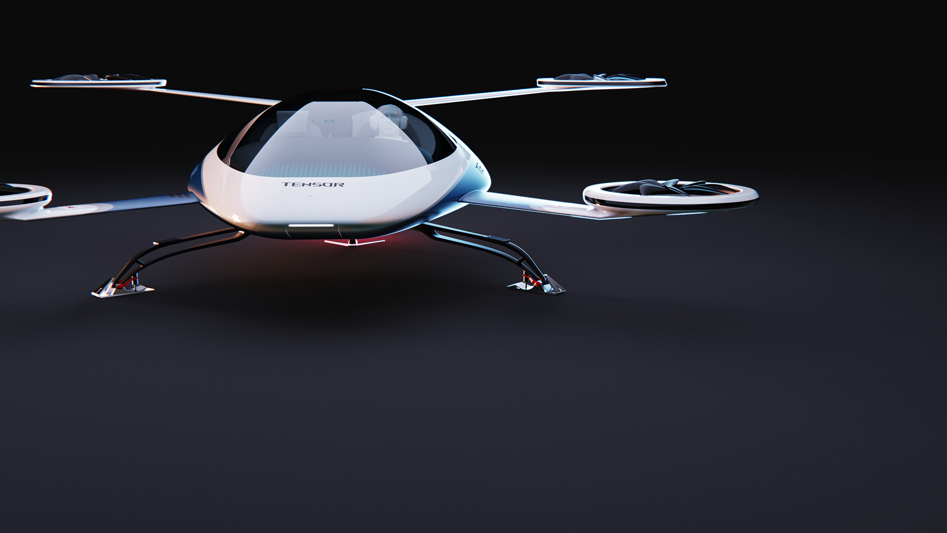 LASKY DESIGN - TENSOR - EVTOL concept by Lasky Design