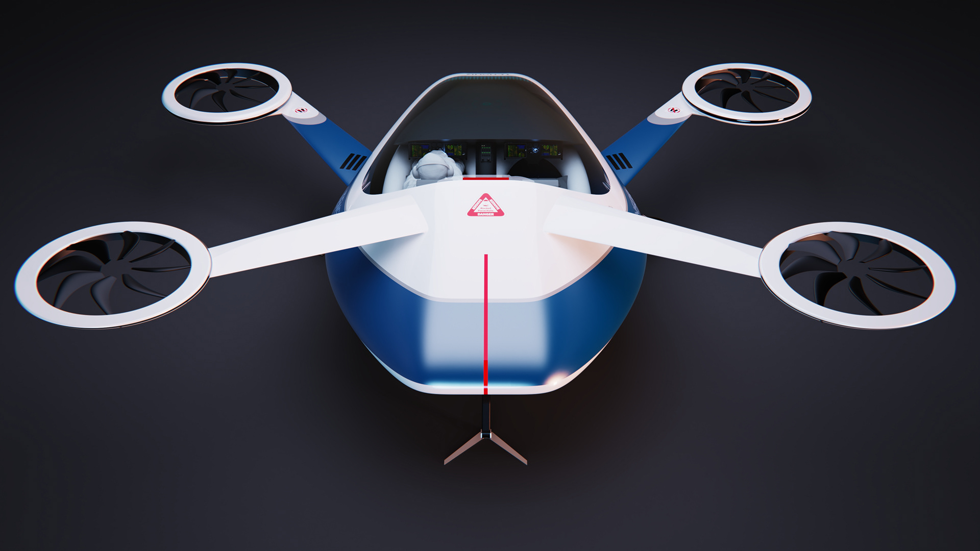 LASKY DESIGN - TENSOR - EVTOL concept by Lasky Design