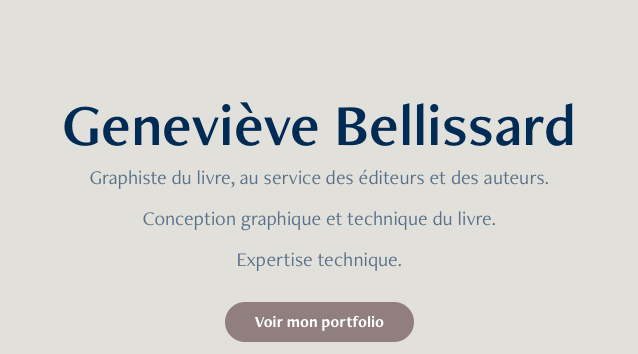 Geneviève Bellissard - Portfolio - Couvertures