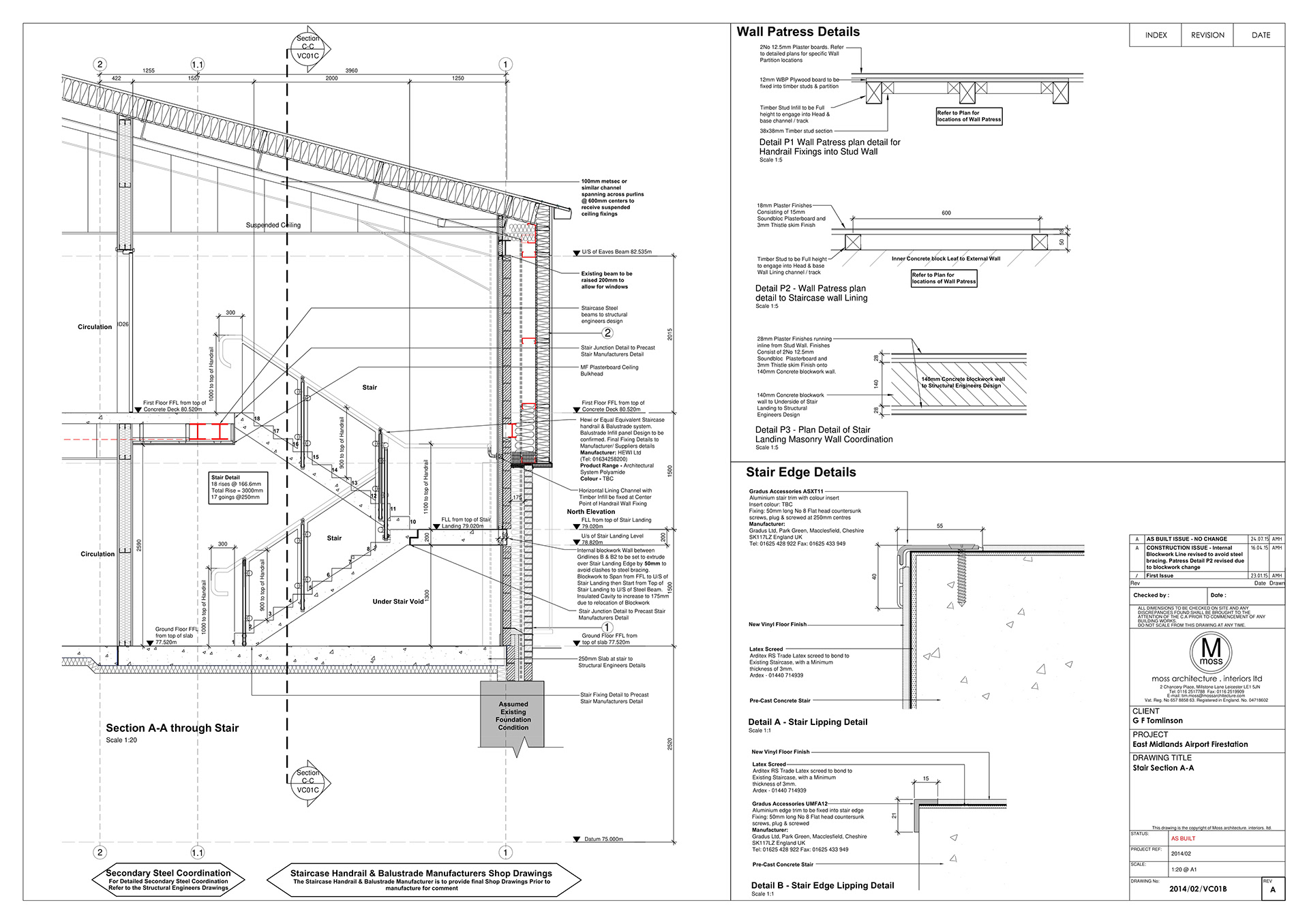 Moss Architecture . Interiors Ltd - Fire Station