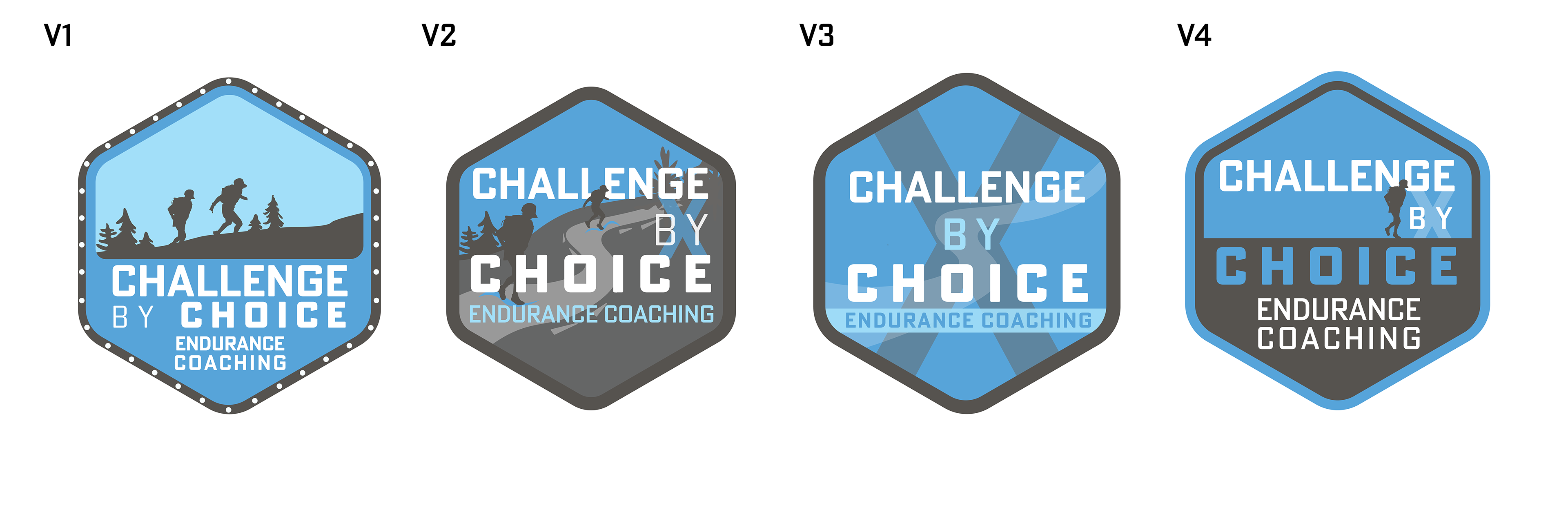 Luisa's Design Portfolio - Creating a Patch-Style Logo for a Running Coach