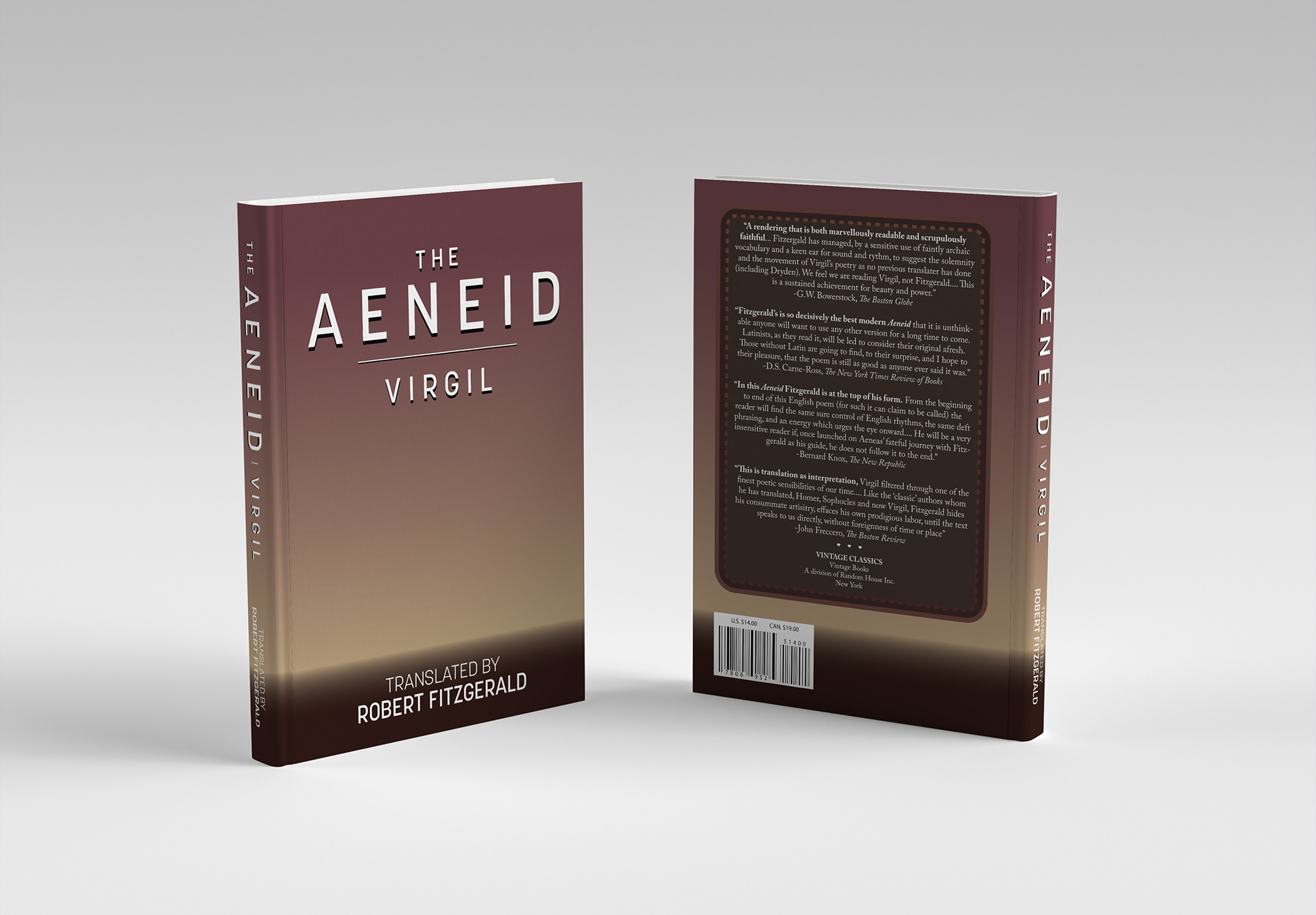 Clive Pregont - Aeneid Book Covers