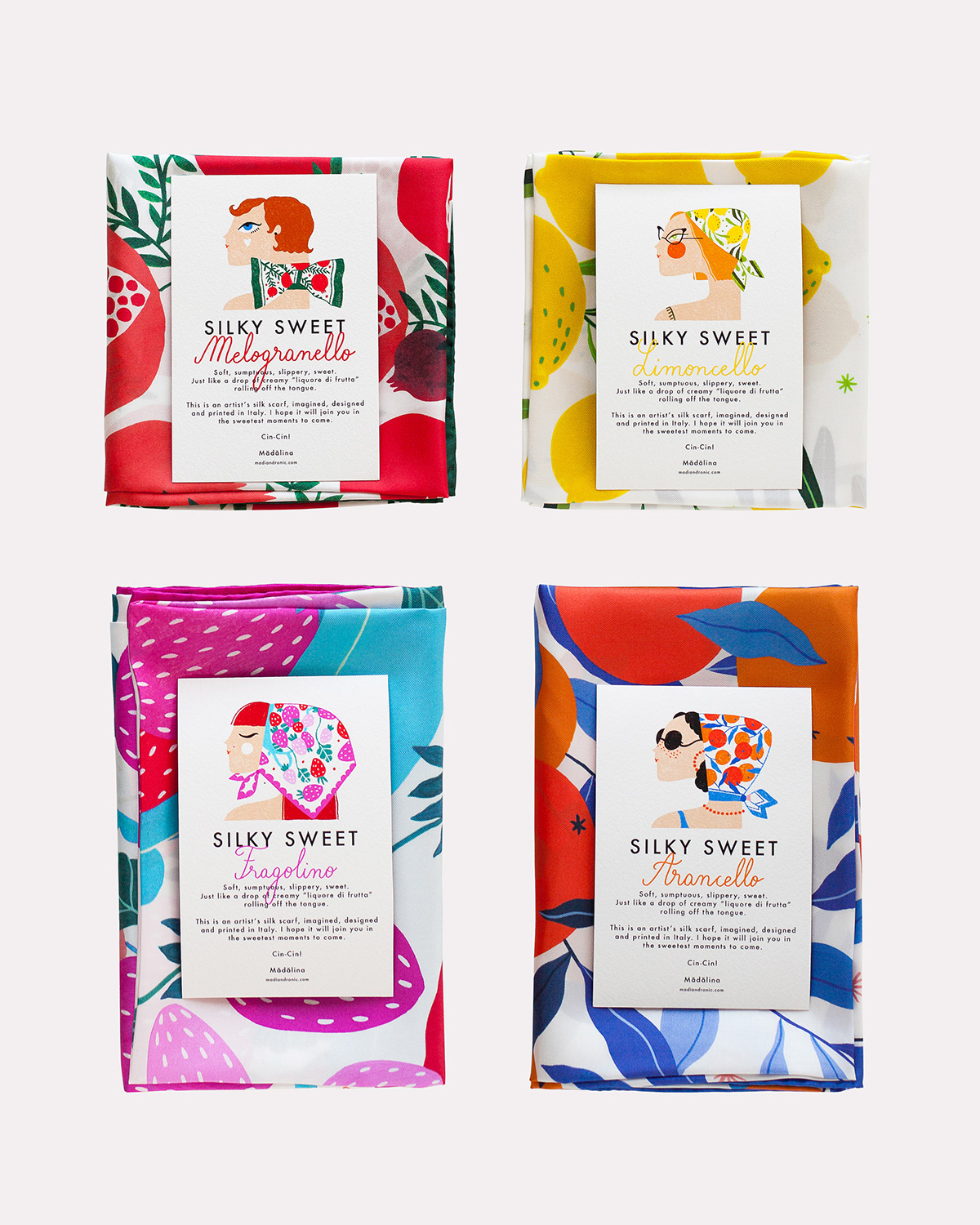 madalina andronic - SILKY SWEET - silk scarves