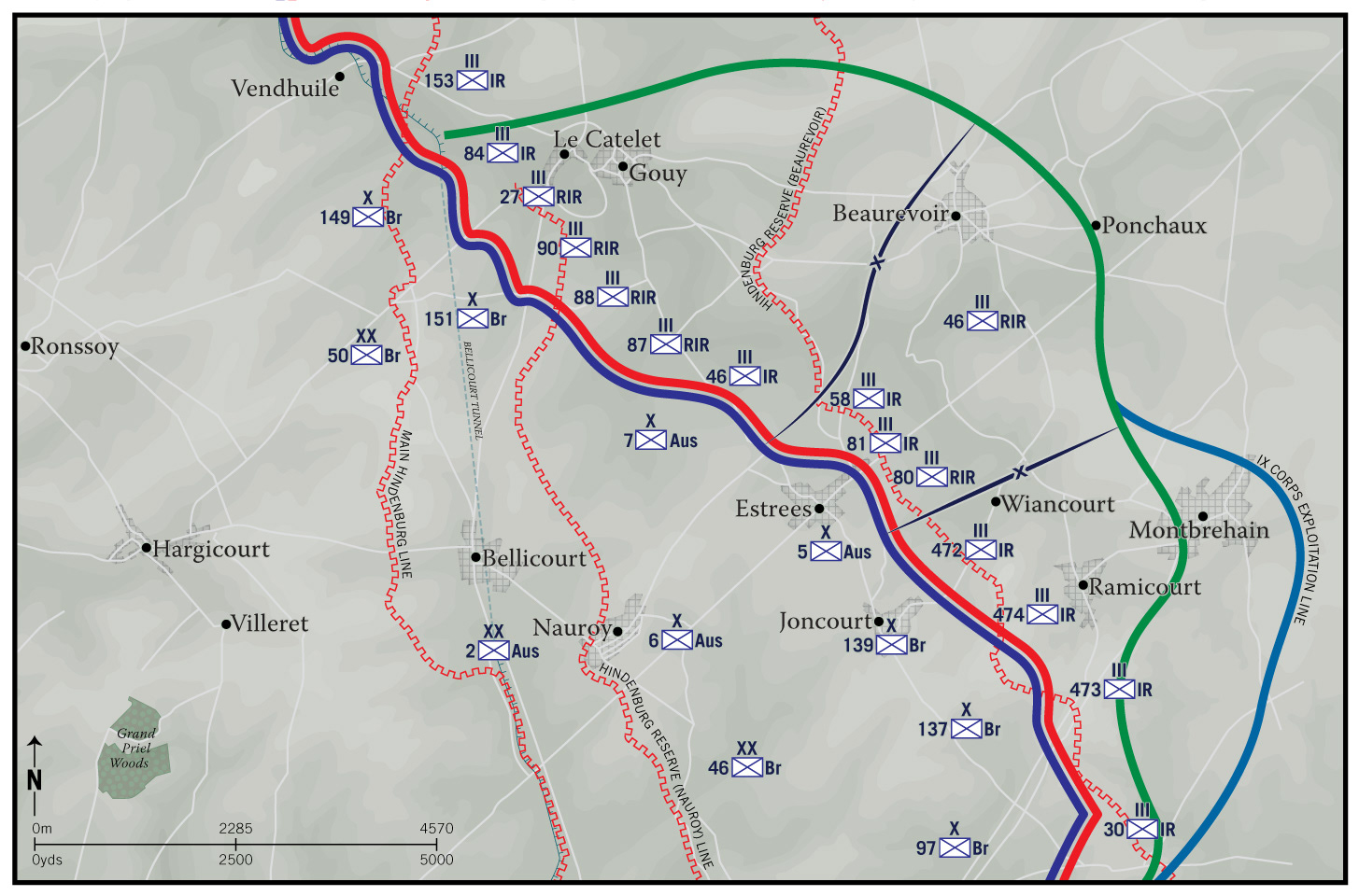 Eric Olason - Mapmaker - Cartographic Artist - (BOOK) The Hindenburg Line