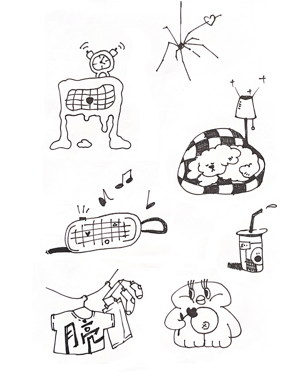 Nymphs Tattoo - Single Color Flash