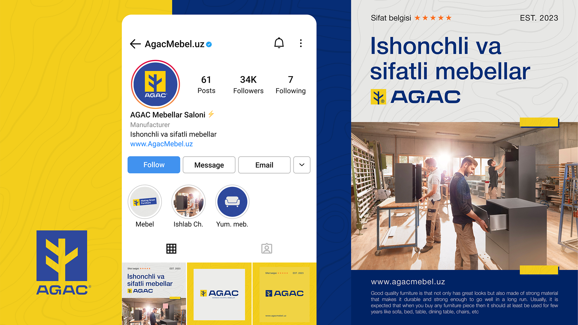 Zayner - AbduGaffor Rakhimov - AGAC Logo & Branding