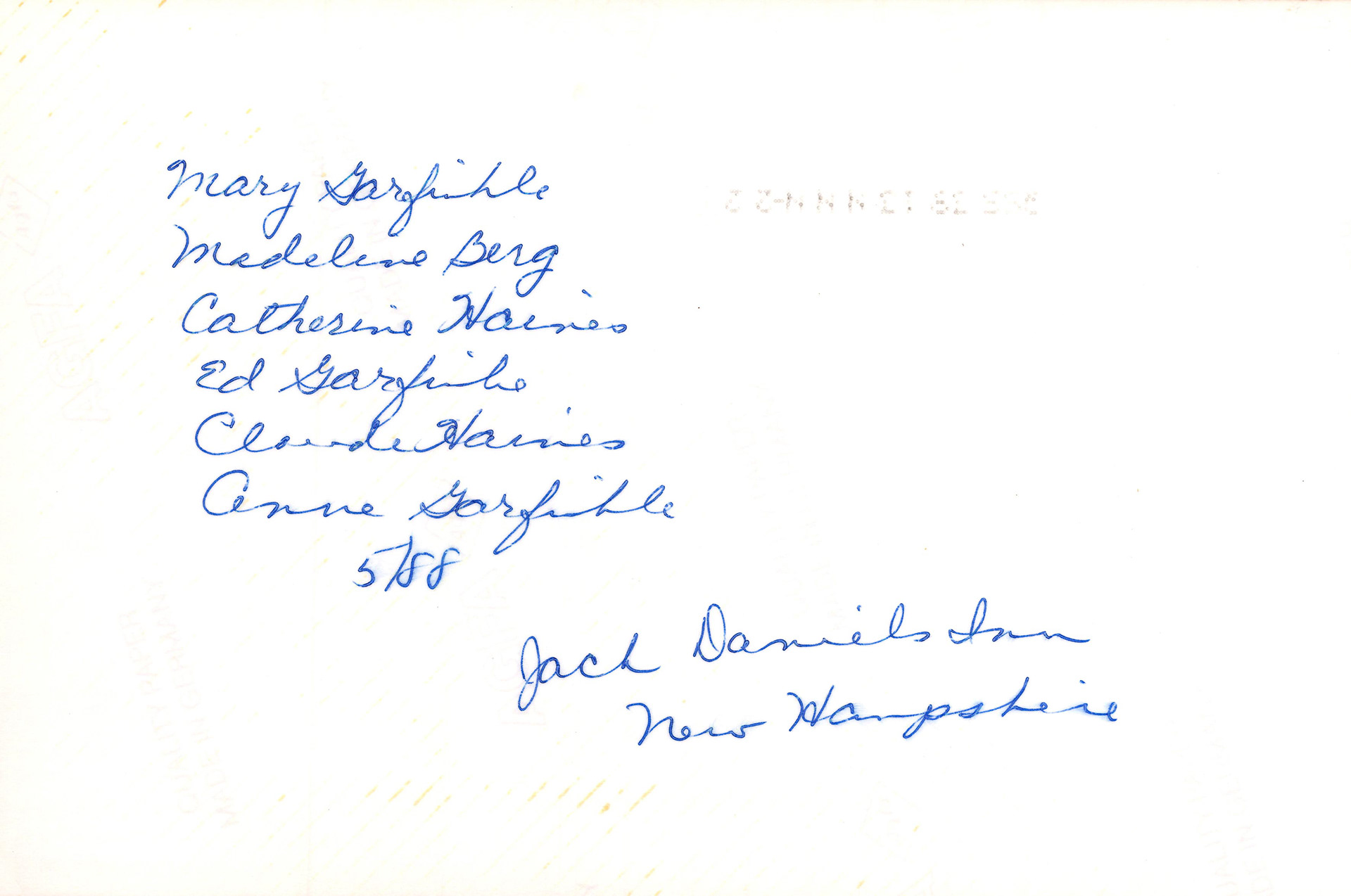 Zeeh Family Photos - 1988 Geoff Garfinkle Graduation