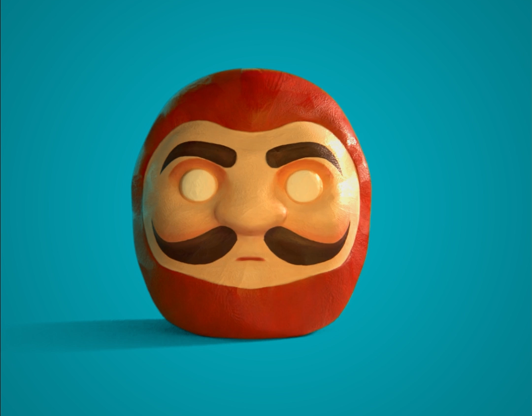 Iris Inoue Portfólio - Daruma Doll Motion