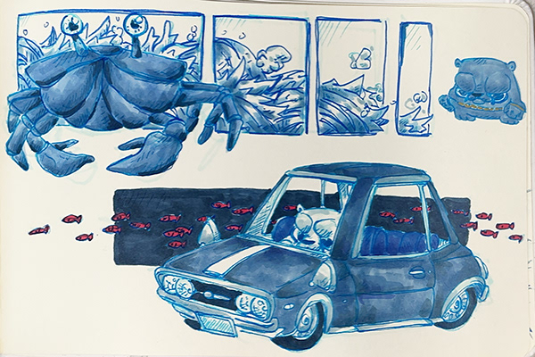 Diana Thomson - Sketchbook Drawings 5
