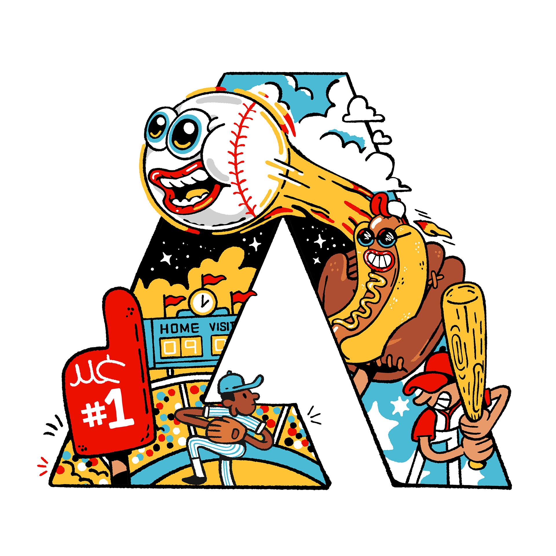 Carly Berry | illustrator & brand identity designer - Adobe x MLB ...