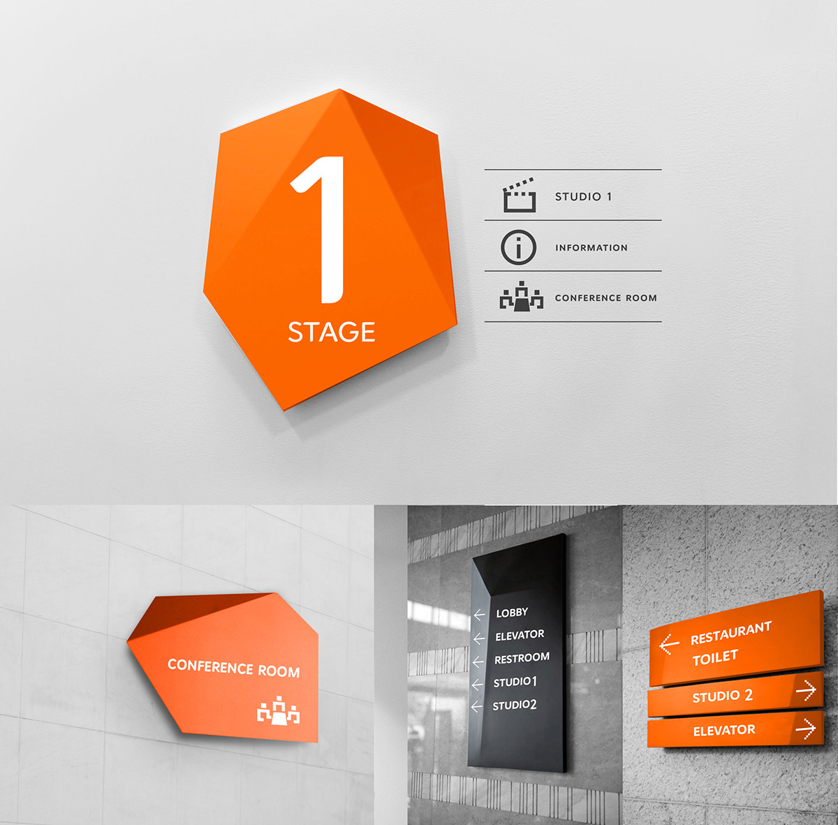 WIP&BOLD - CJ ENM STUDIO CENTER PICTOGRAM & WAYFINDING