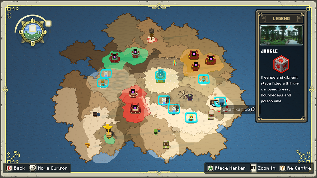 Felix Lai - Lead UX Designer - Minecraft Legends World Map UX