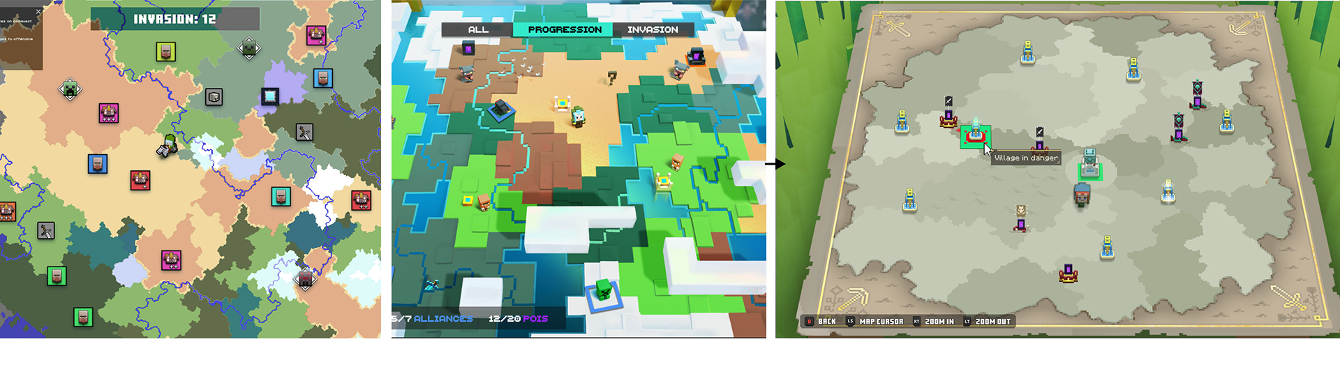 Felix Lai - Lead UX Designer - Minecraft Legends World Map UX