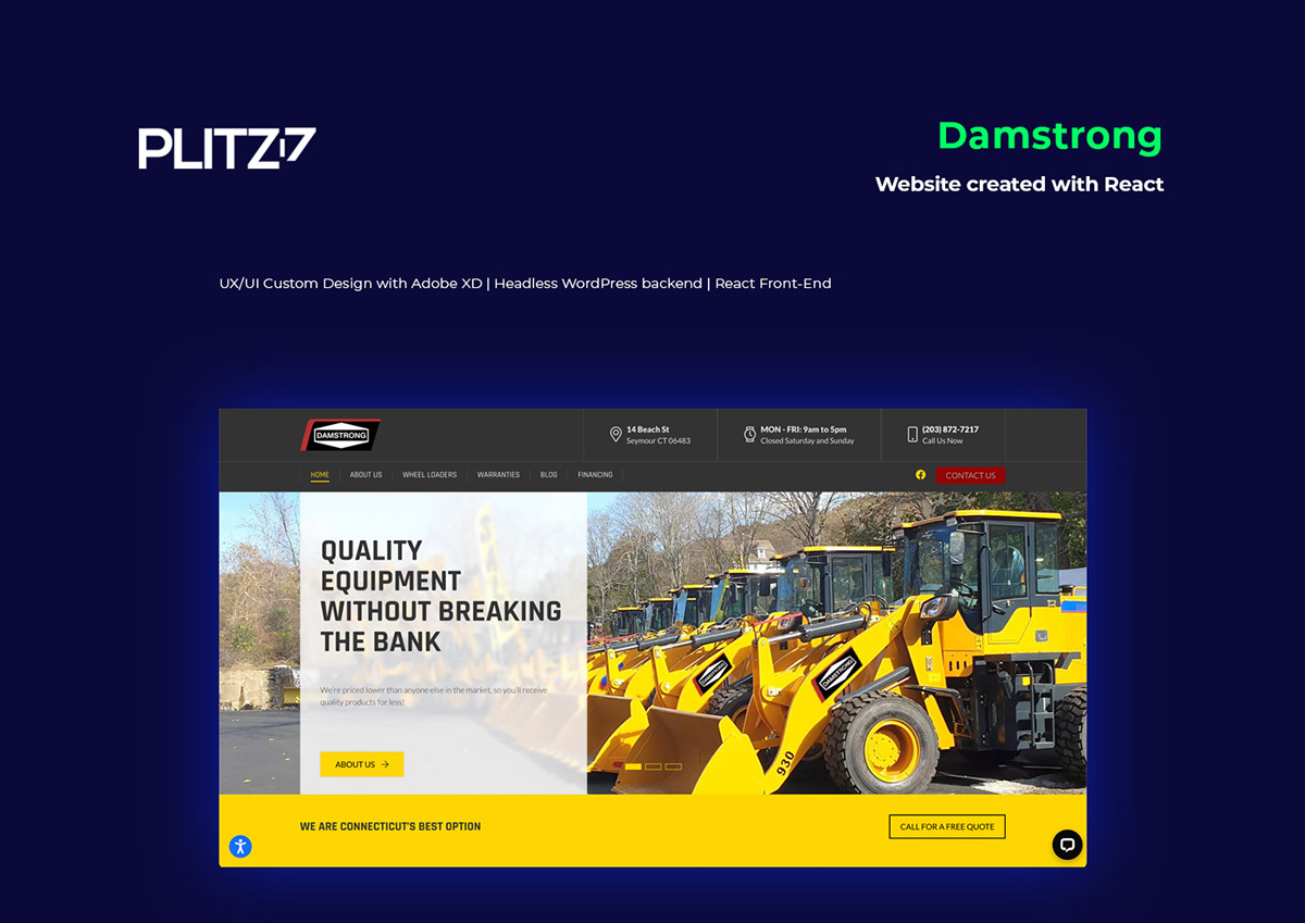 Digital Potter Portfolio | Norm's Web & Mobile Dev Firm | Toano, VA - Damstrong | React Front ...