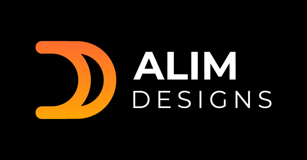Alim Designs | Brand Designer | Logo Designer - Standard Business Card