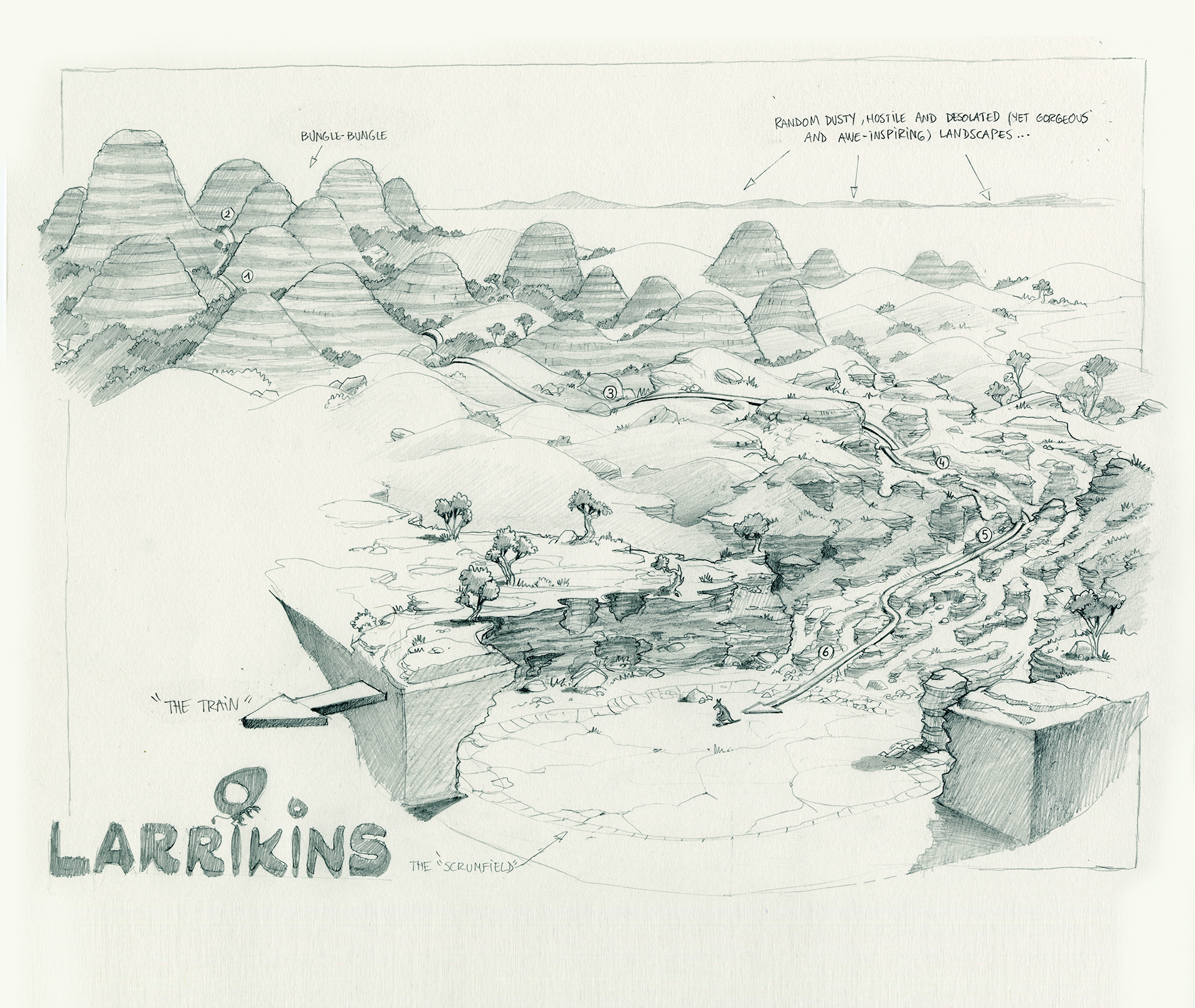 The art of Nicolas Weis - Larrikins