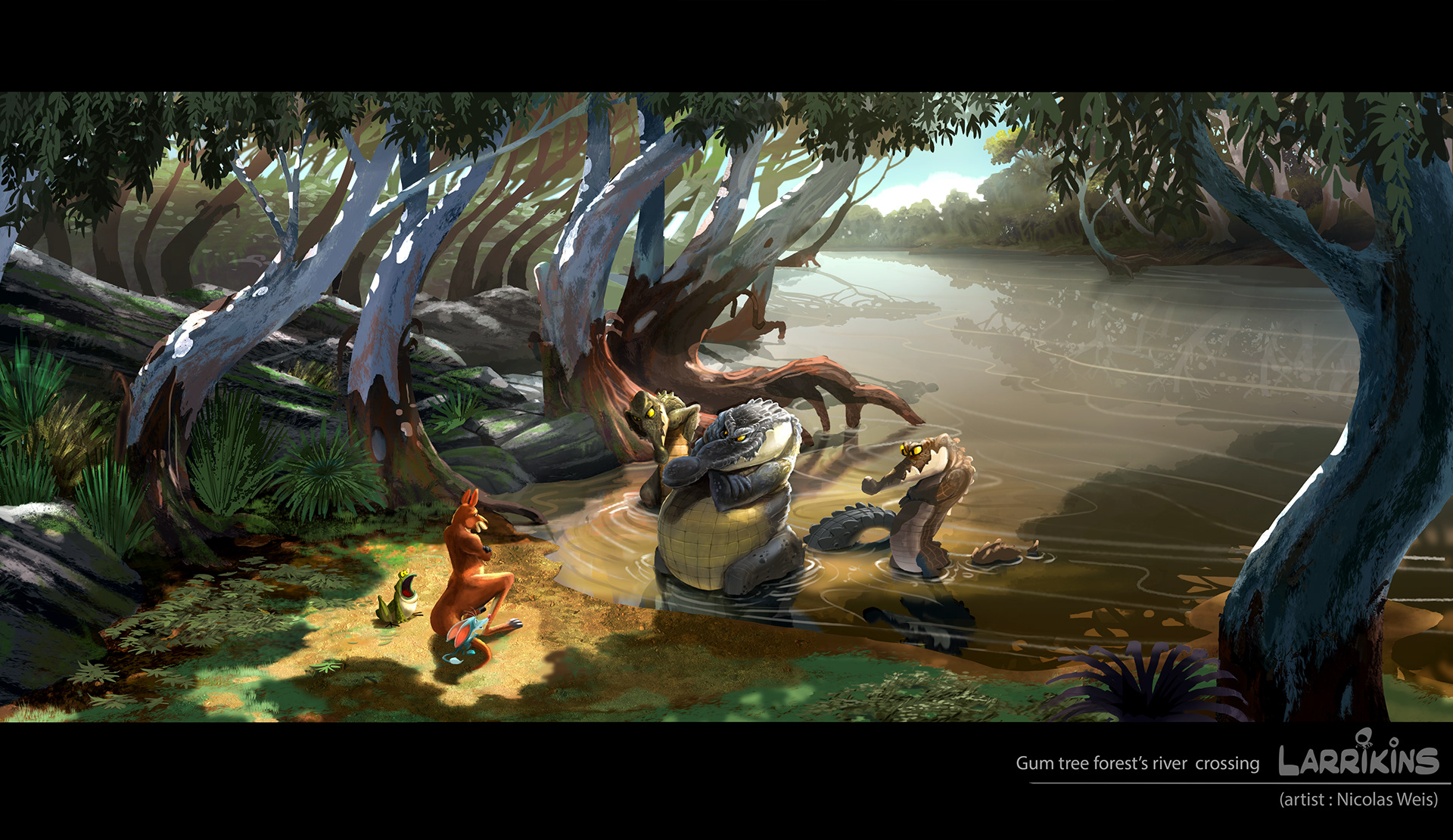 The art of Nicolas Weis - Larrikins