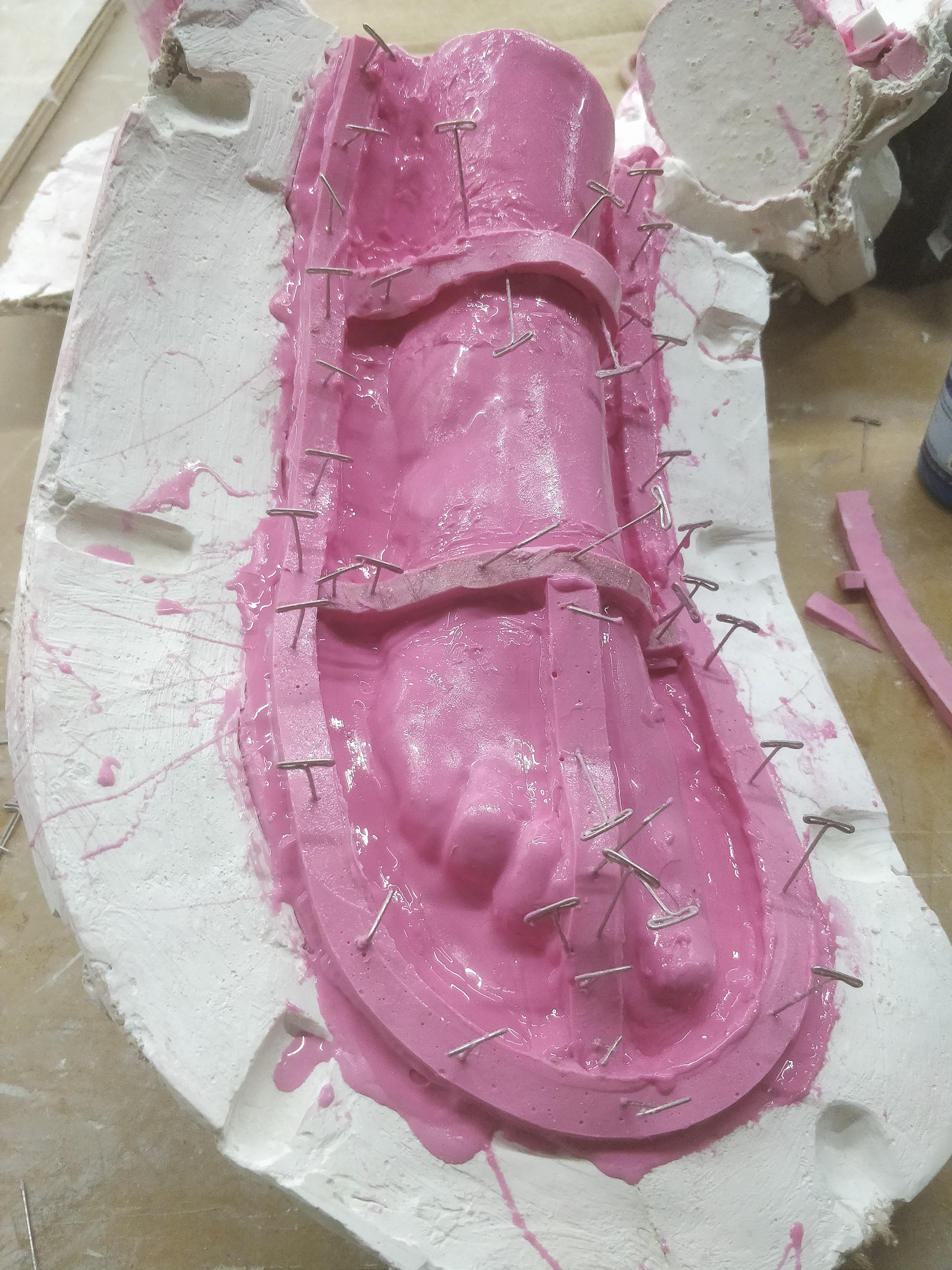 Colleen B Costigan - Art and Design Studio - mold making