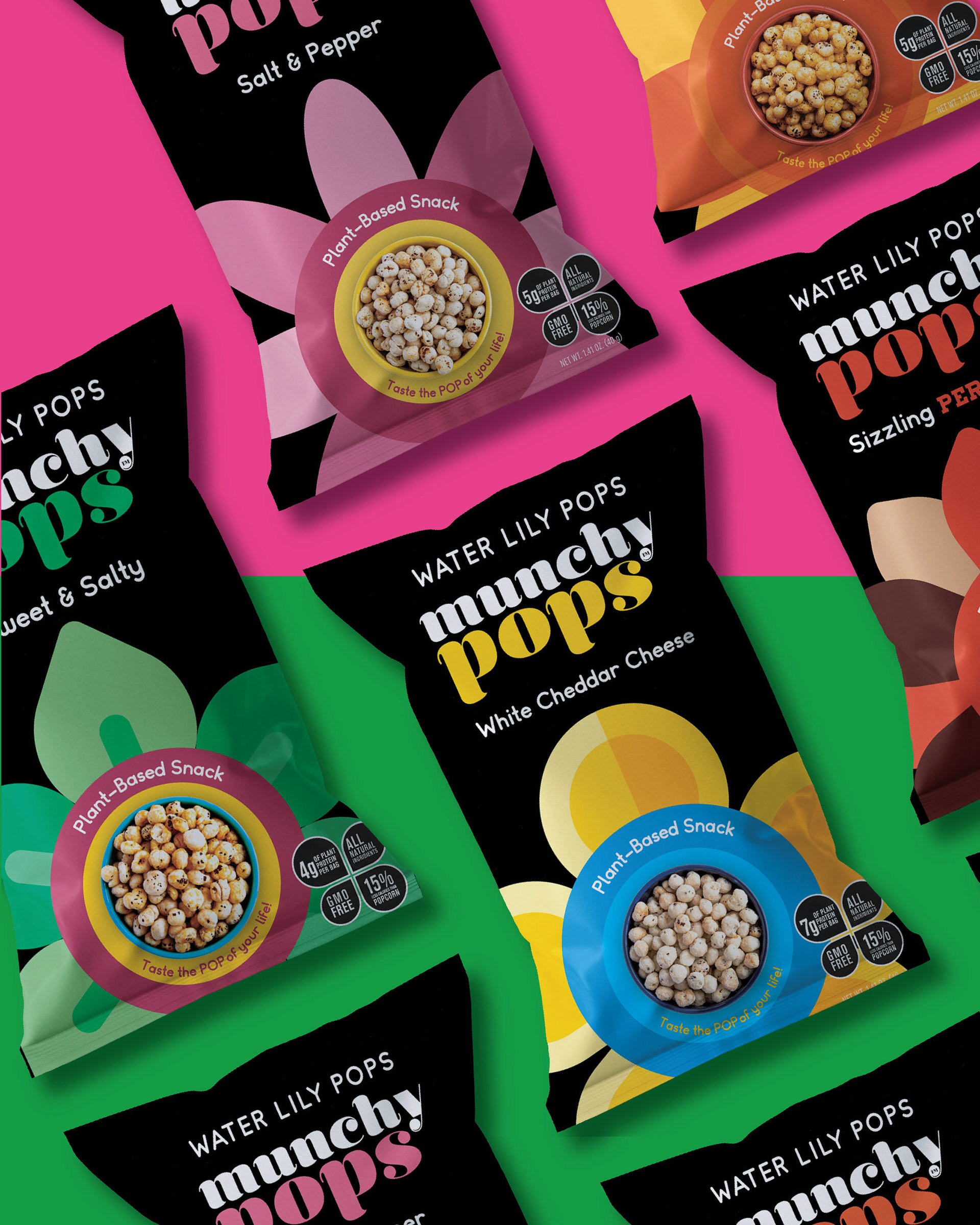 Inhouse design - Munchy Pops Packaging