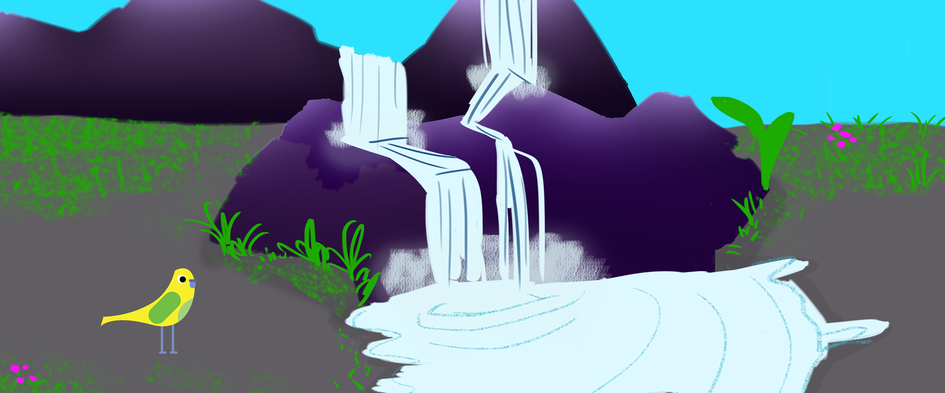 Miranda Powers - Bird Walk Cycle Animation