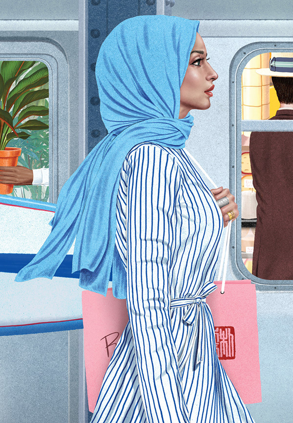 Jason Raish Illustration - MTA Art Card 2020