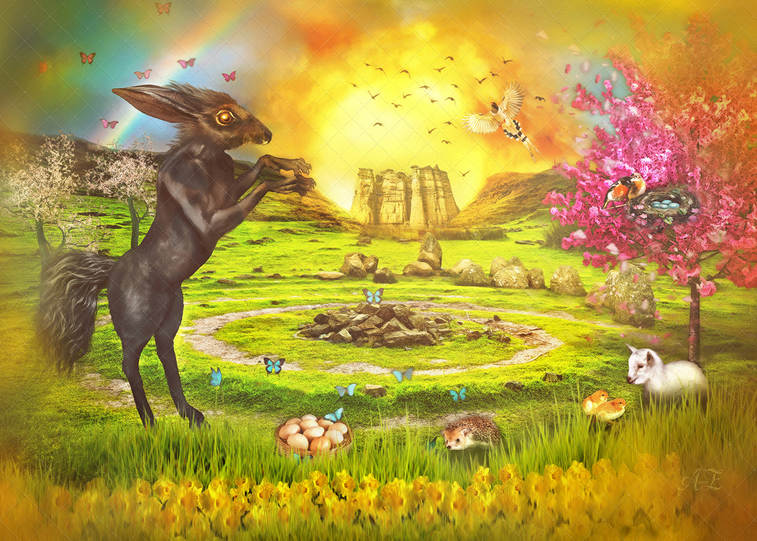 The Phoenix Eye Art - Celtic Lore Art