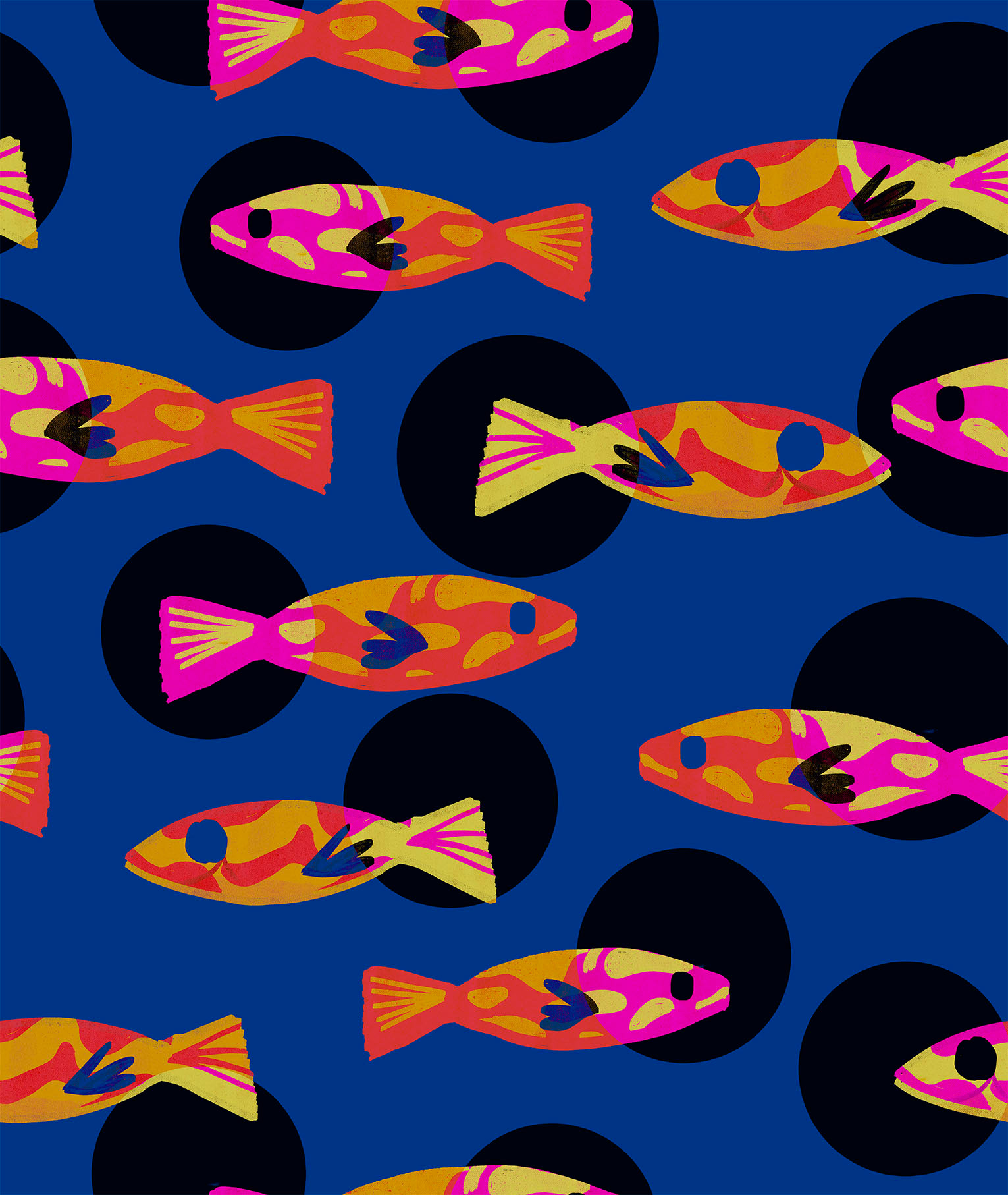 mariana jjesus - fish print pattern