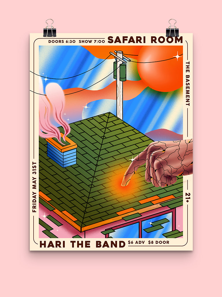 Alexandria Hall - Safari Room Poster