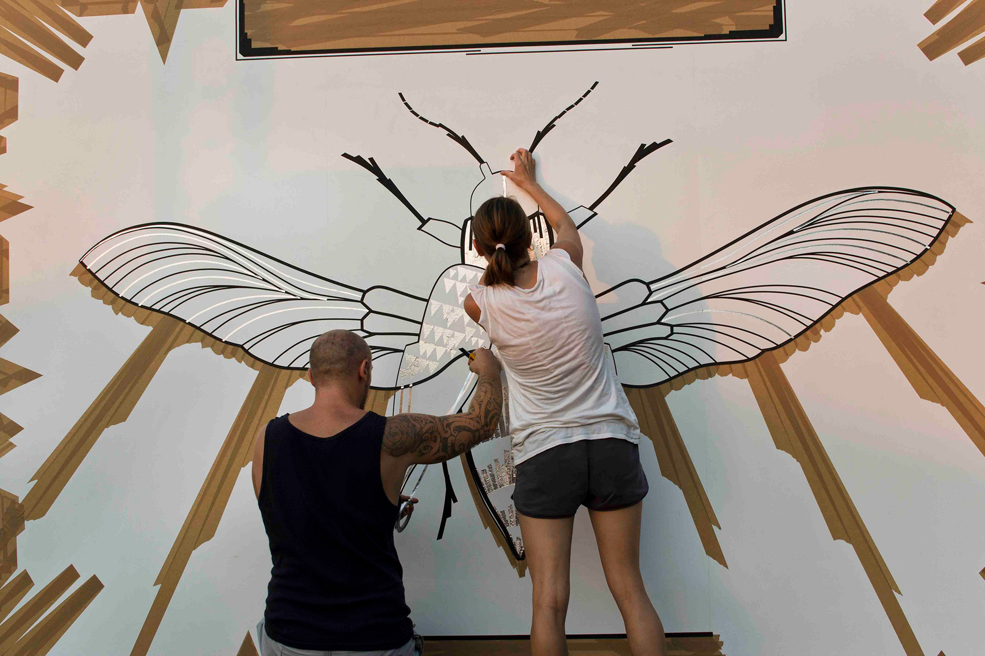 TAPE ART created by TAPE OVER // international tape art crew - TAPE ...