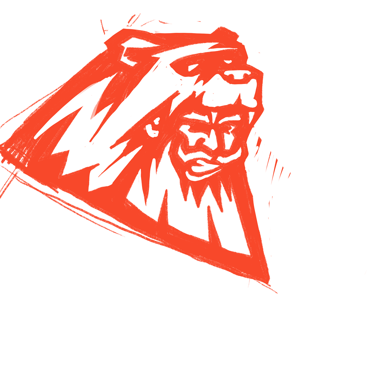 Ben Rush - Dominators Mascot Logo