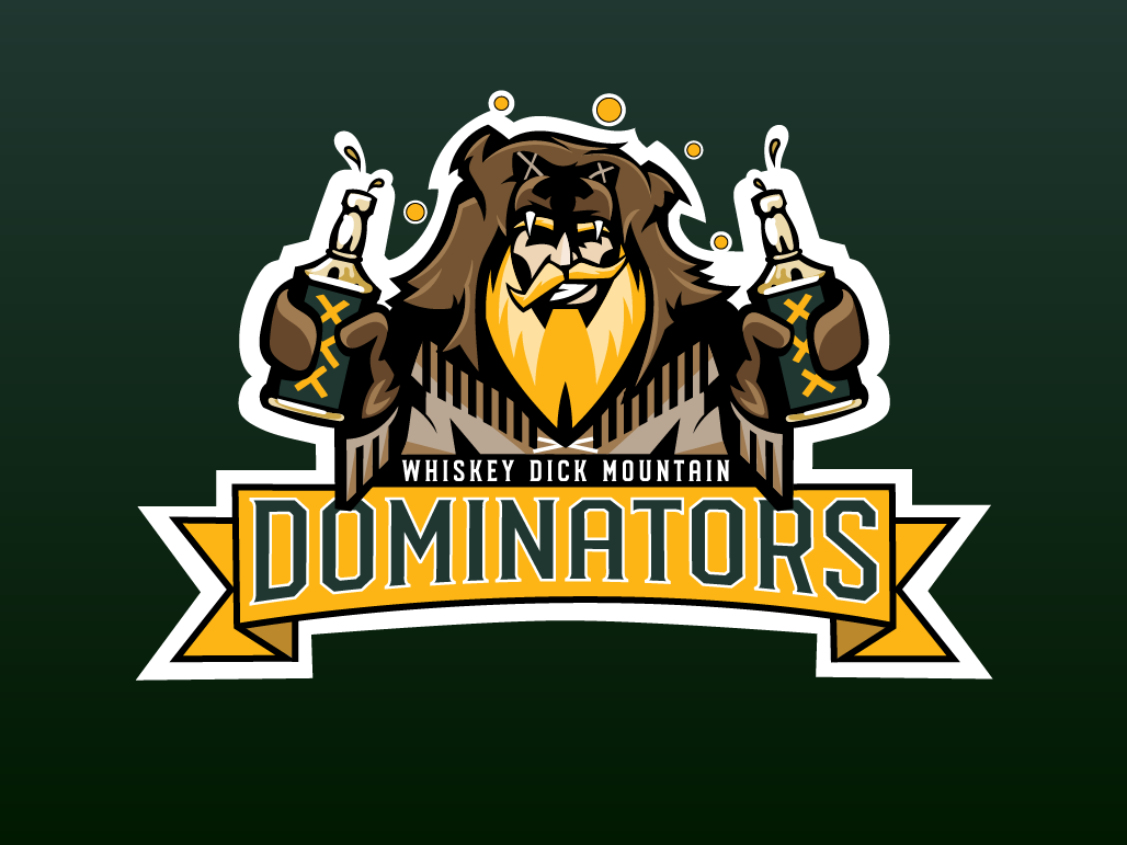 Ben Rush - Dominators Mascot Logo