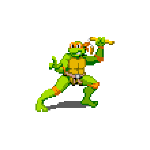 Aled Lewis - TMNT Arcade Pixel Sprites