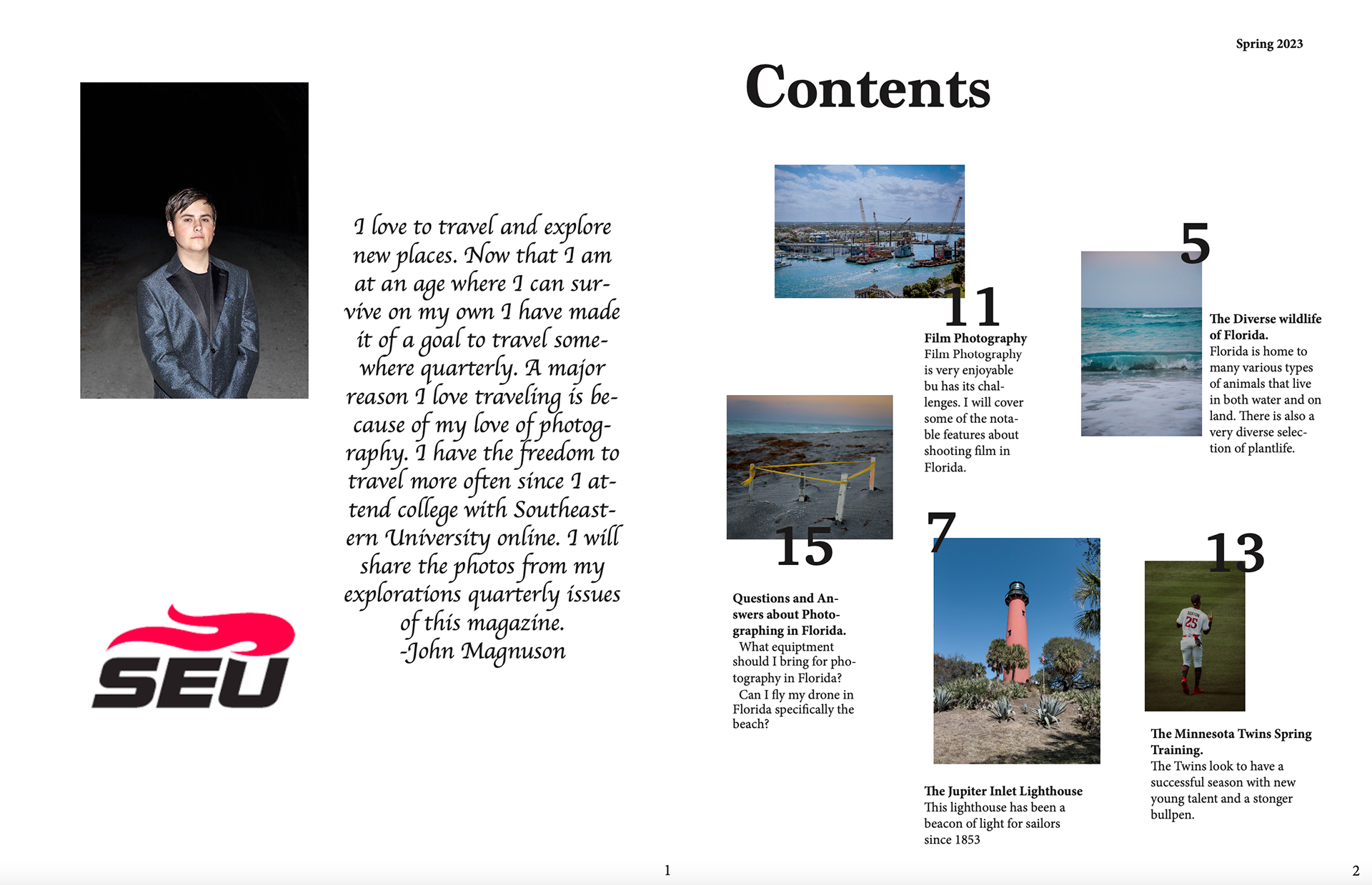 John Magnuson - Magazine Design