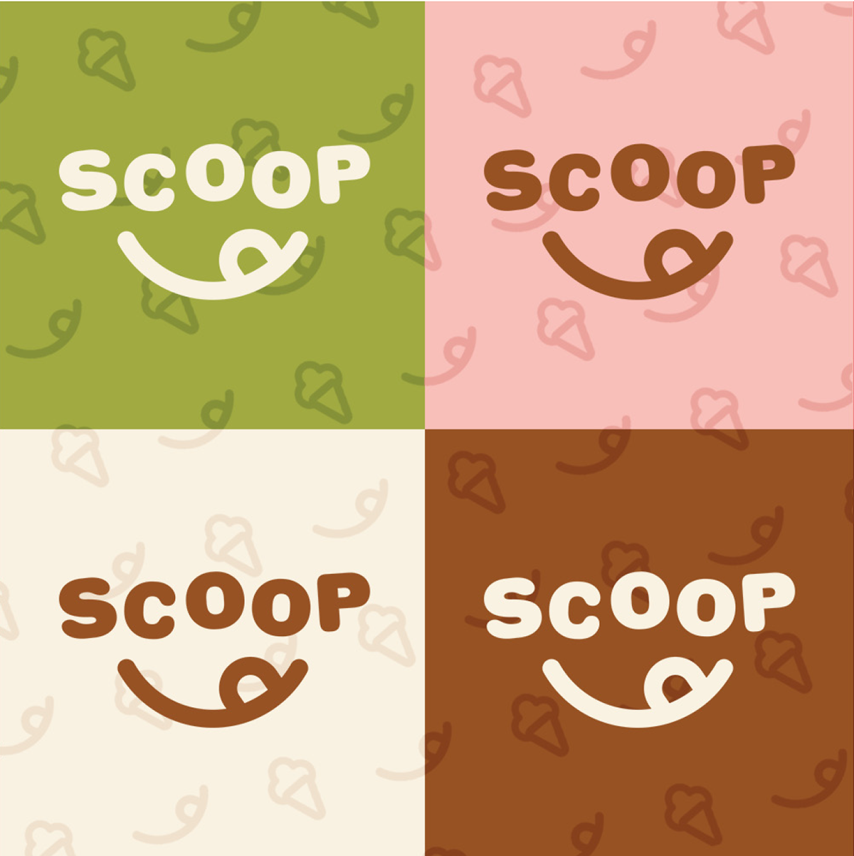 Kinty Li - SCOOP Logo & Menu