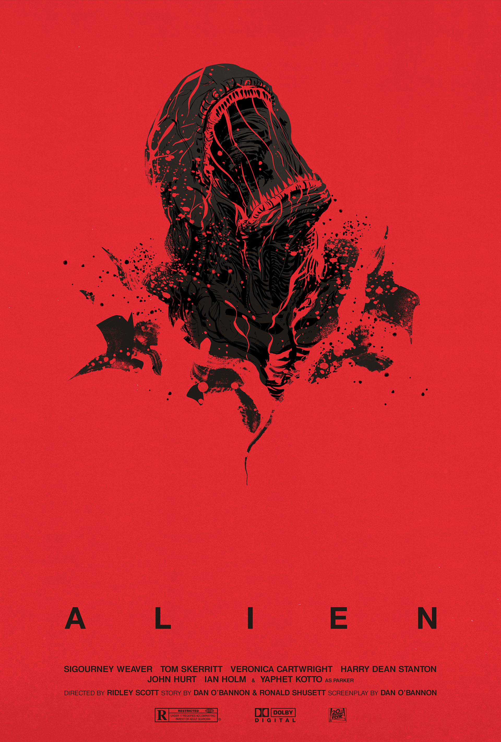 Estevan Silveira | Illustrator & Visual Storyteller - ALIEN 1979 POSTER