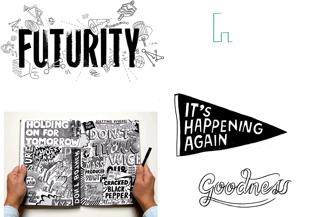Adam Hayes - Typographic Illustration - Sketchbook