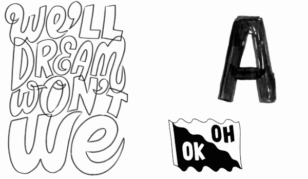 Adam Hayes - Typographic Illustration - Sketchbook
