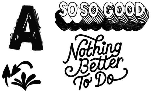 Adam Hayes - Typographic Illustration - Sketchbook