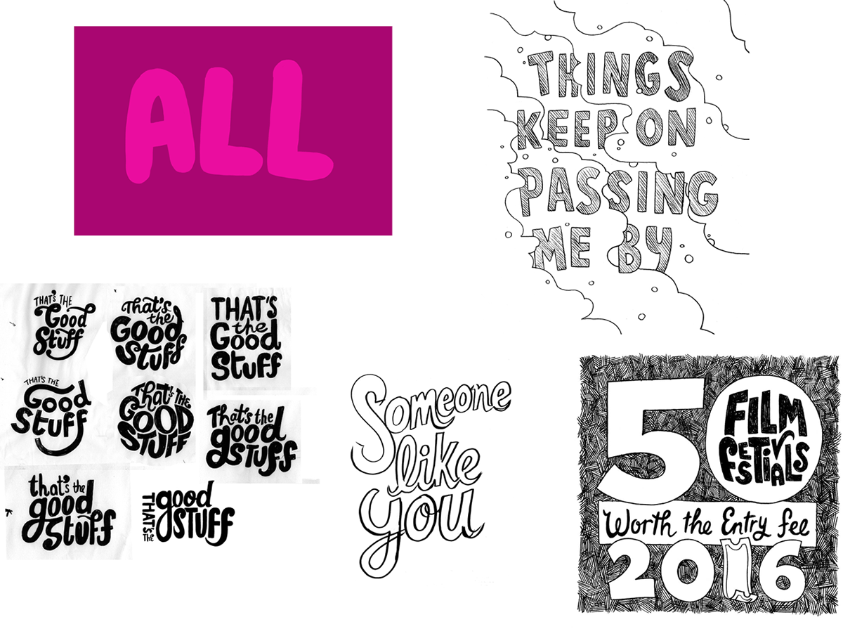 Adam Hayes - Typographic Illustration - Sketchbook