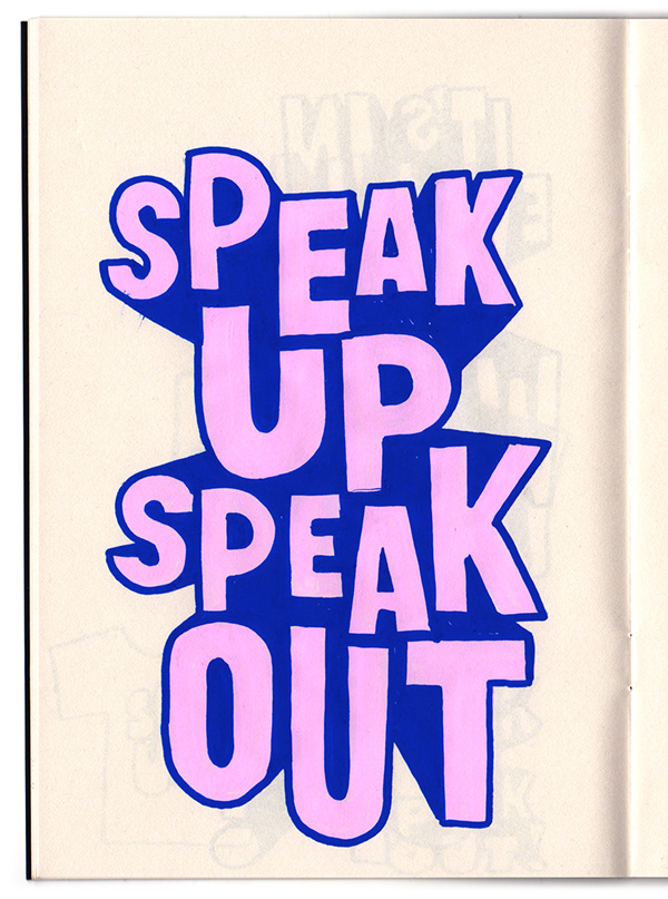 Adam Hayes - Typographic Illustration - Sketchbook