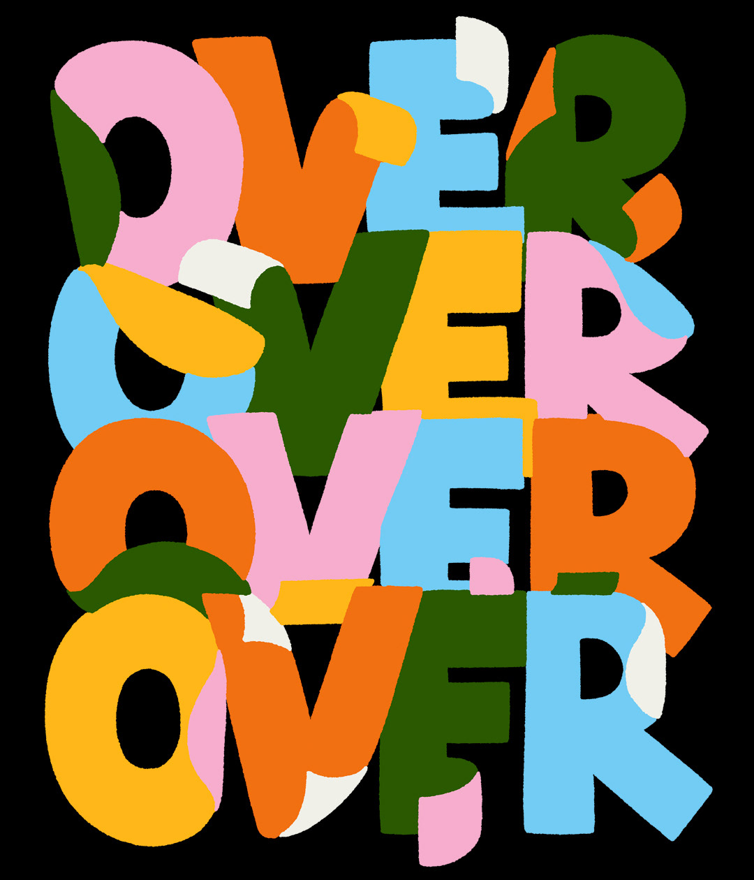 Adam Hayes - Typographic Illustration