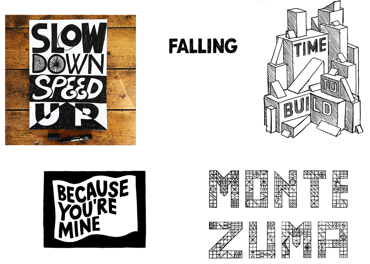 Adam Hayes - Typographic Illustration - Sketchbook