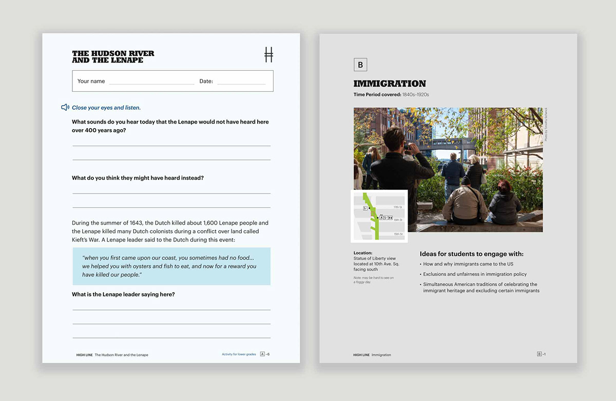 visual communications and branding studio - The High Line