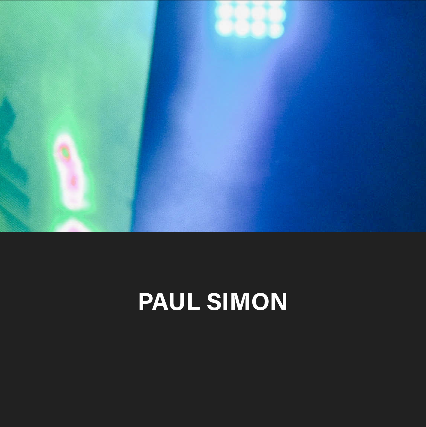 Paul Simon - Projects