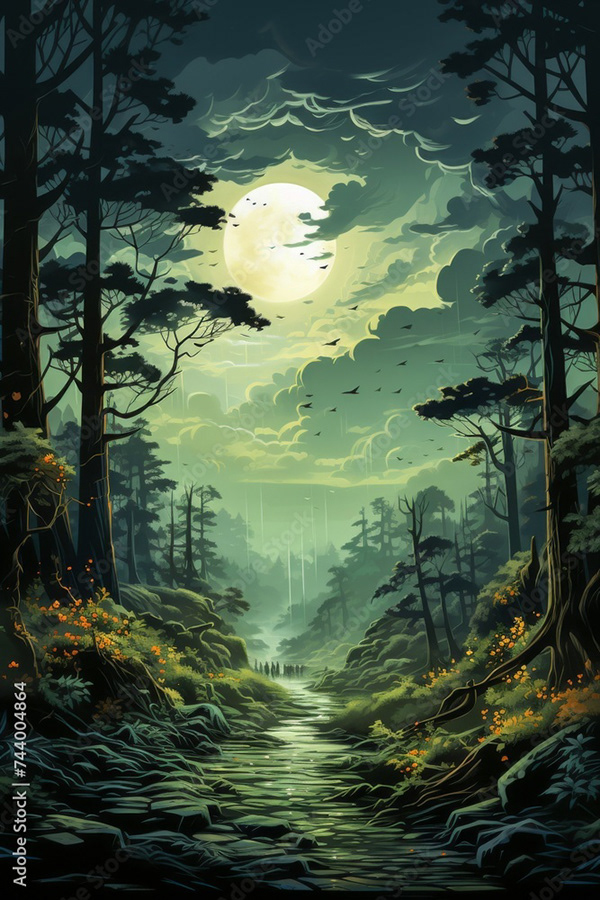 Frequent Art - Adobe Stock Photos - Landscapes Realistic Digital