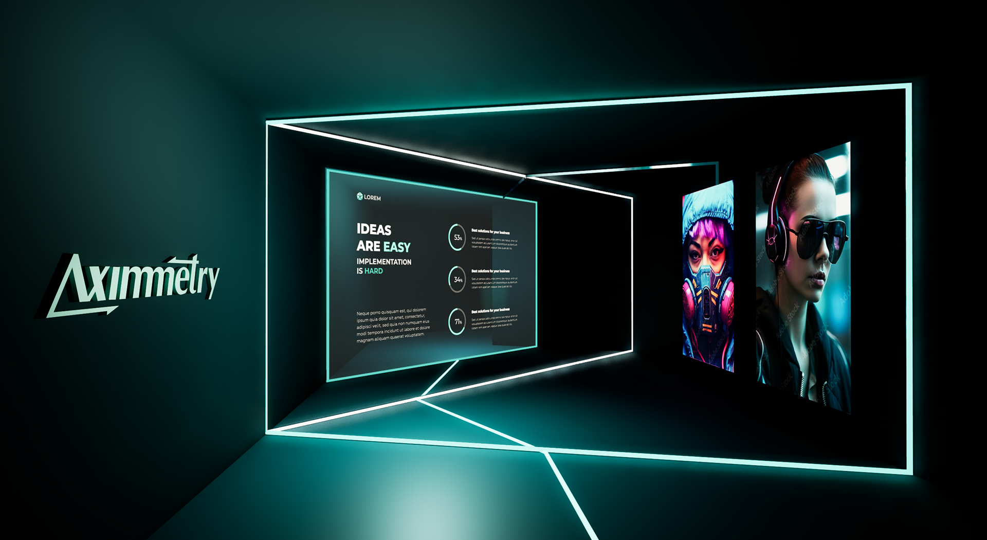 Aximmetry Virtual Production Platform Light Lines Aximmetry Ue5 Scene