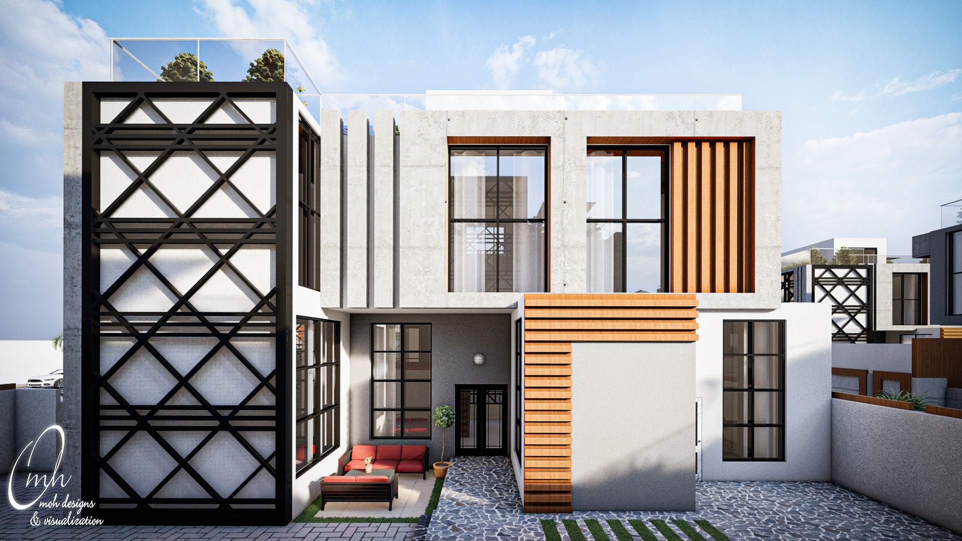 MOH Designs & Visualization - Villa in KSA