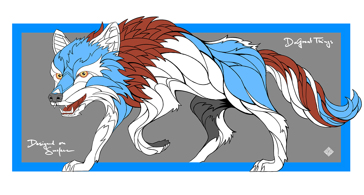 Andreas Preis - Microsoft // Mural // Wolf